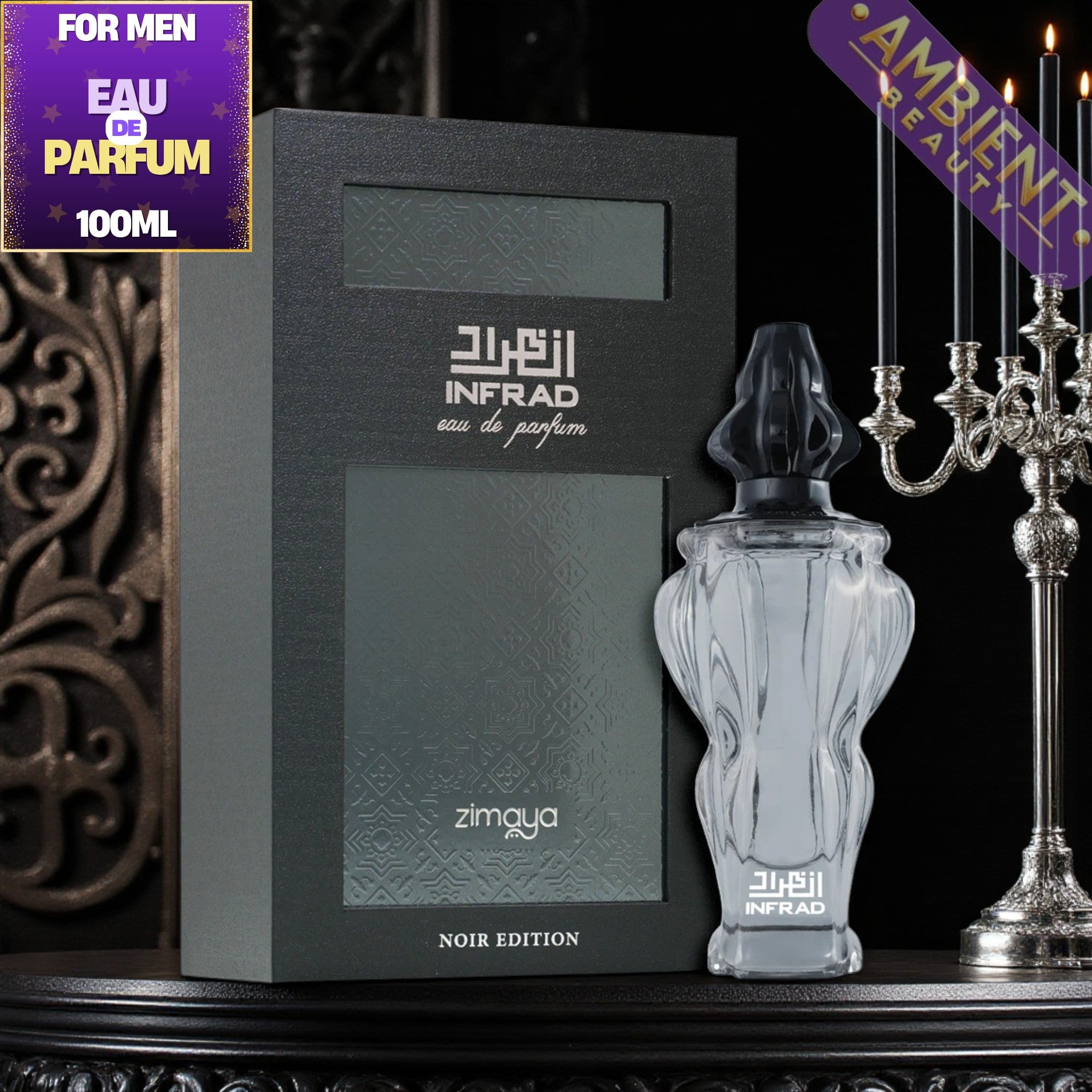 ZIMAYA Infrad Noir Edition Eau De Parfum 100ml – Ambient Beauty
