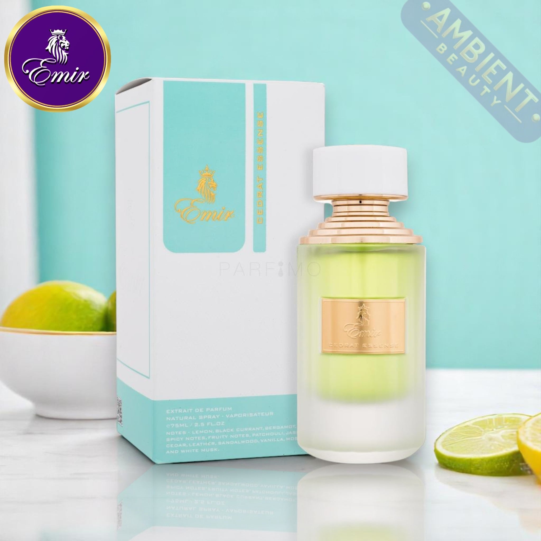 EMIR Cedrat Essence Extrait De Parfum 75ml by Paris Corner – Ambient Beauty